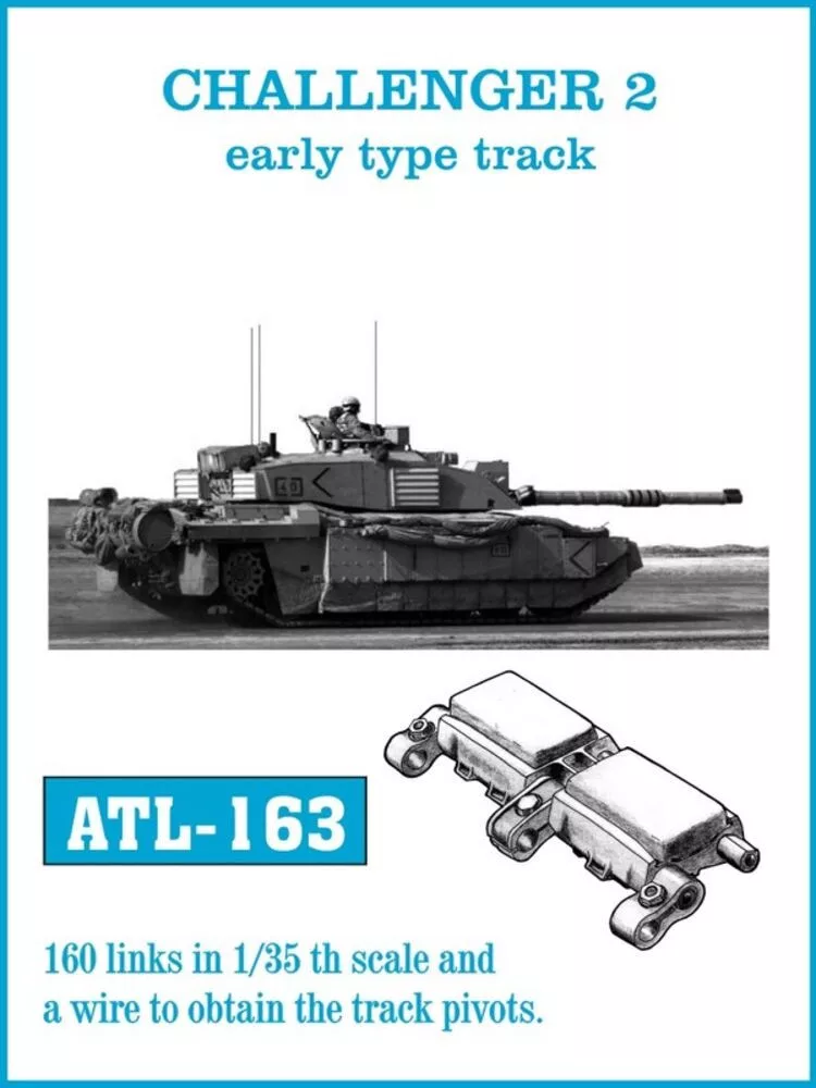 Friulmodel Tracks for CHALLENGER 2 early type track 1:35 (AT