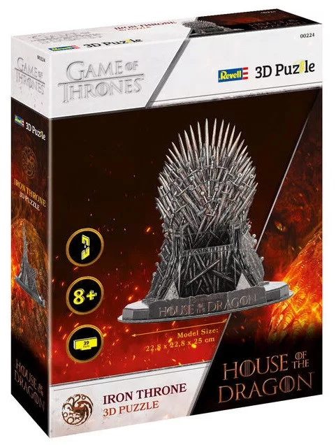Revell House of the Dragon Iron Throne 3D Puzzle (00224) - 5