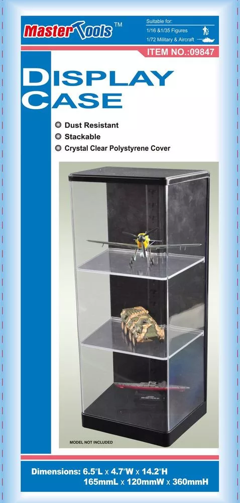 Master Tools Display Case 165 x 120 x 360 mm 1:72 (09847)