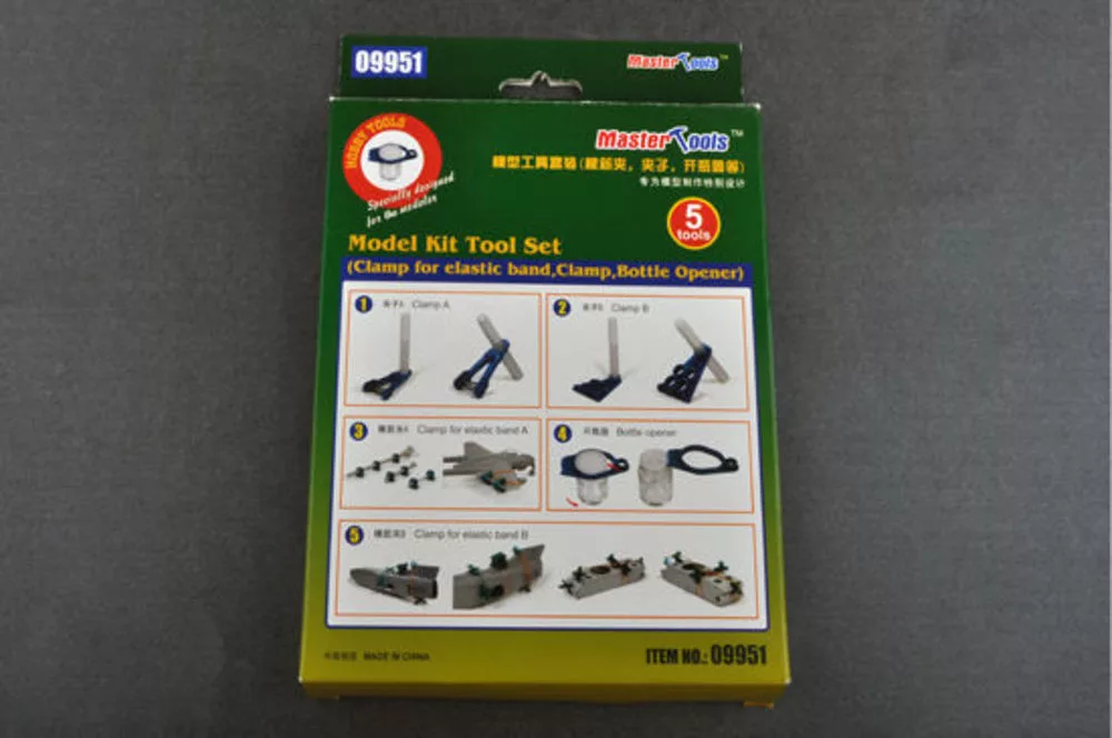 Master Tools Model Kit Tool Set (Clamp f elastic ban (09951)